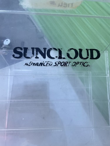 VINTAGE 90s SUNCLOUD SUNGLASSES STORE DISPLAY CASE ACRYLIC COUNTER ...