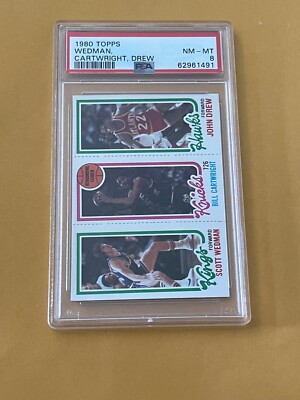 DCC: 1980 Topps NBA Scott Wedman Bill Cartwright John Drew PSA 8 NM-MT ...