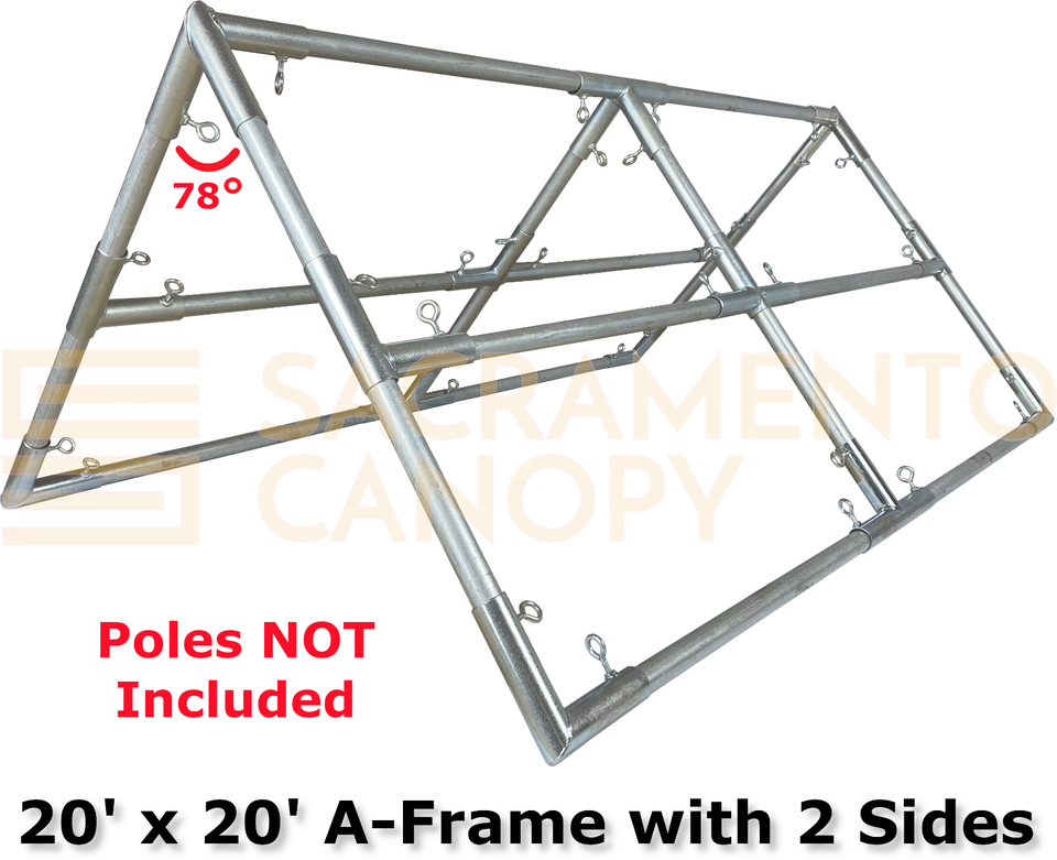 A-Frame EMT Canopy Fittings, Livestock/Dog Shelter, DIY Camping Shelter ...
