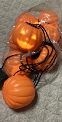 Singing Musical Jack-O’-Lantern Light String Pumpkins Halloween Tunes ...