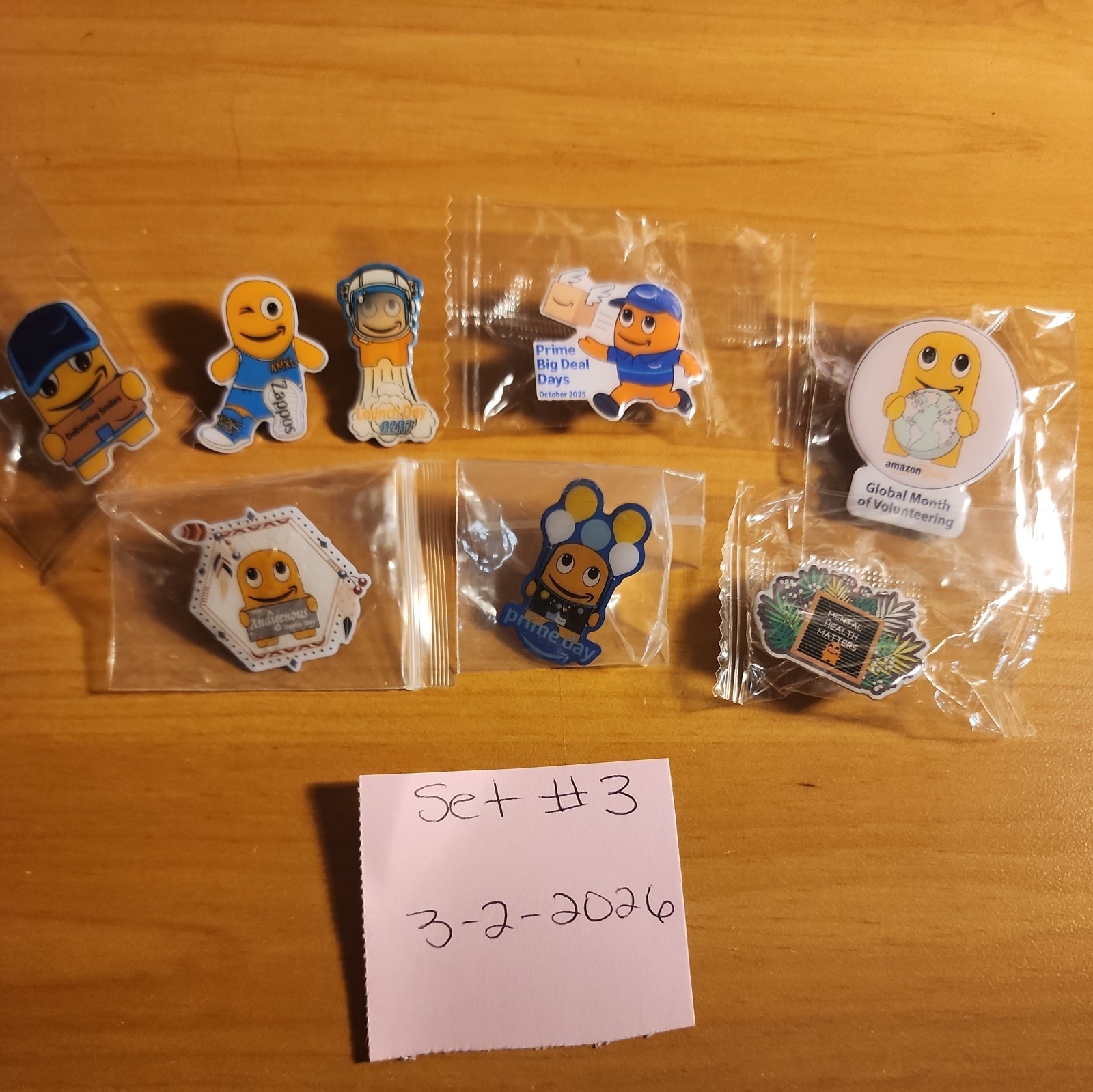 Amazon Peccy Pin Lot Of 8. Set #6 | eBay