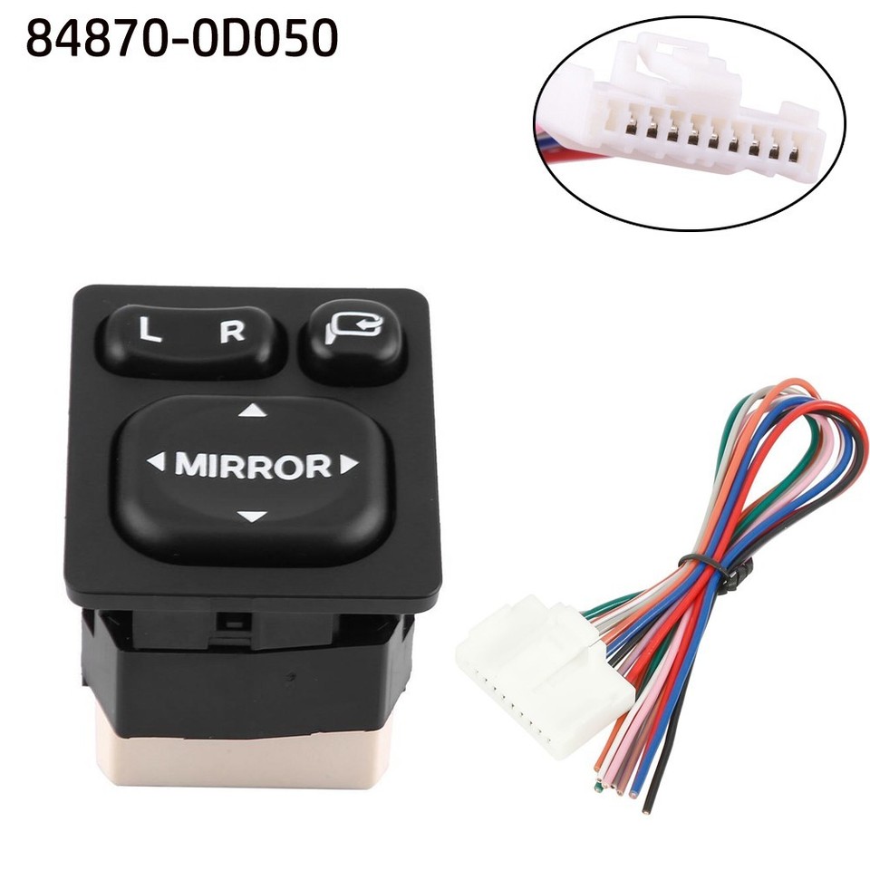 Master Power Mirror Switch ABS Plastic Auto Part Black High Quality New ...