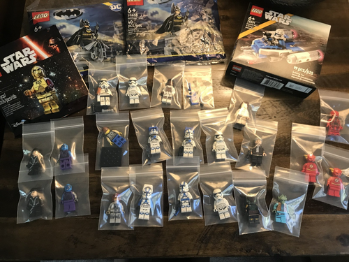 LEGO STAR WARS MINIFIGURES LOT SUPER HERO FLASH BATMAN TRON SOLO ...