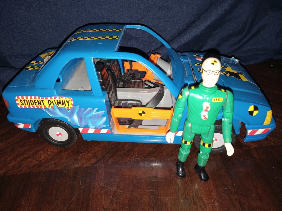 Incredible Crash Dummies Blue Student Driver Crash Car Near Complete ...