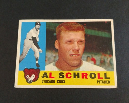 1960 Topps Baseball #357 Al Schroll Chicago Cubs | eBay