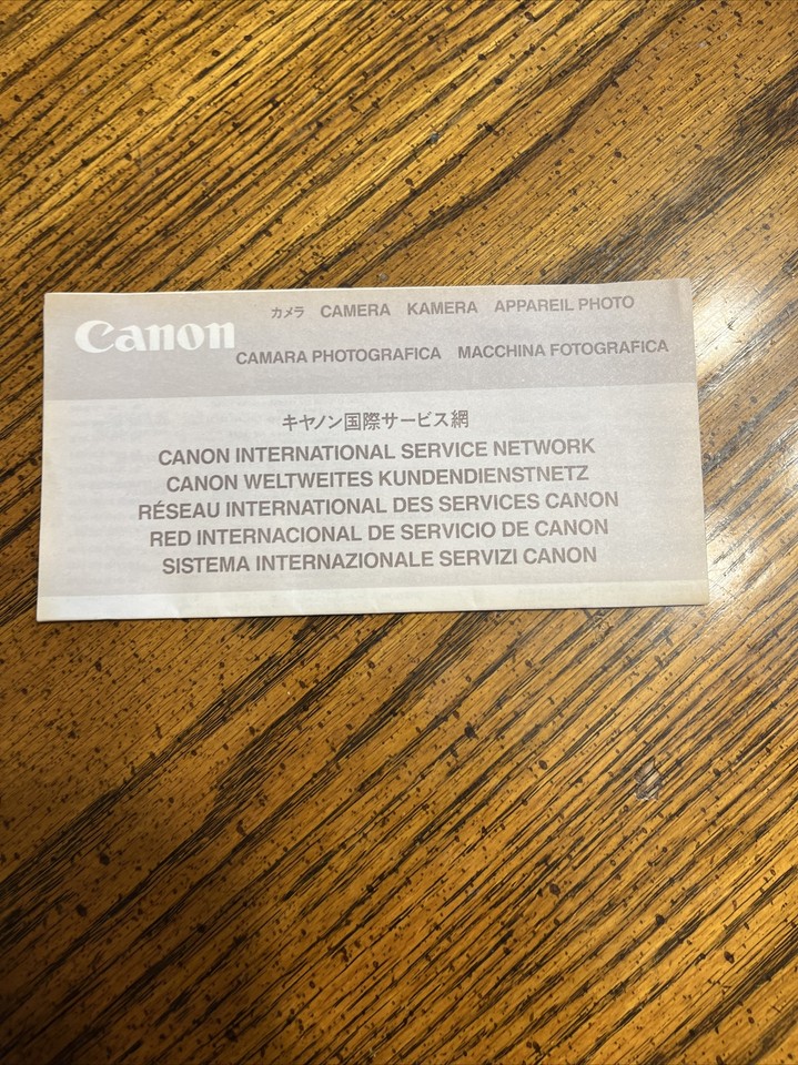 Canon Snappy AF 35mm Point & Shoot Film Camera With Original Box And ...