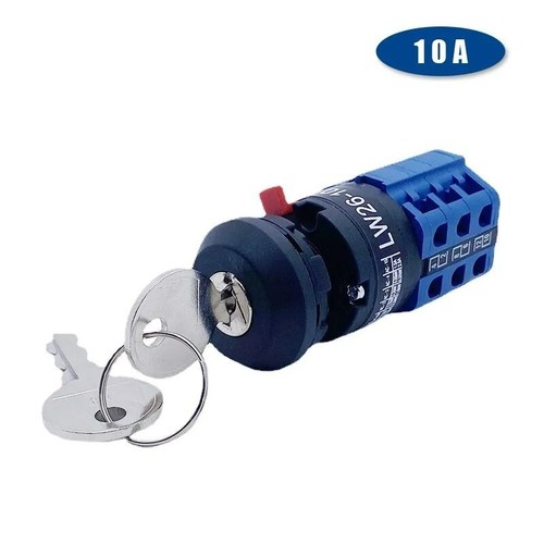 Cam Switch Dual Power Supply Motor Lock Key Single Hole Rotary ...