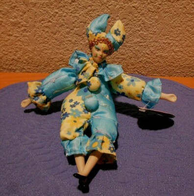 Sugar Loaf Classiques Doll Clown Harlequin Mardi Gras Jester with Tag 8 ...