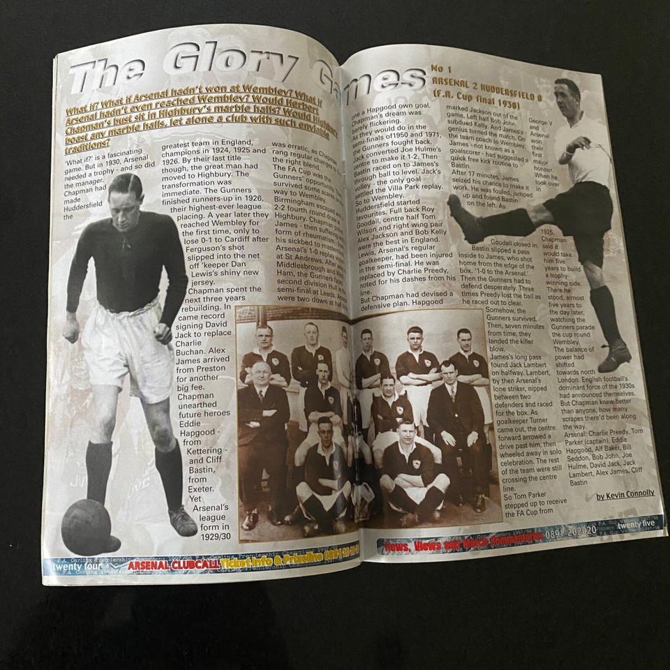 ARSENAL Football Programmes YOU CHOOSE 1993 96 97 98 99 2000 01 02 05 ...