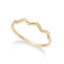 Flat Wavy Ring/Zig Zag Ring/Ripple Ring/14K Gold Thin Wavy Ring ...