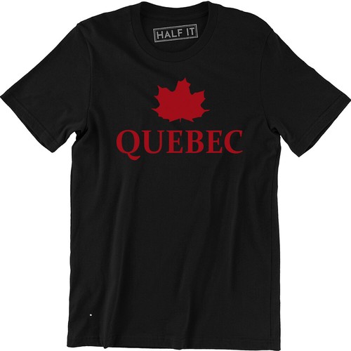 Quebec Shirt Canada Leaf Supporter Football Fans Men's T-shirt Tee | eBay