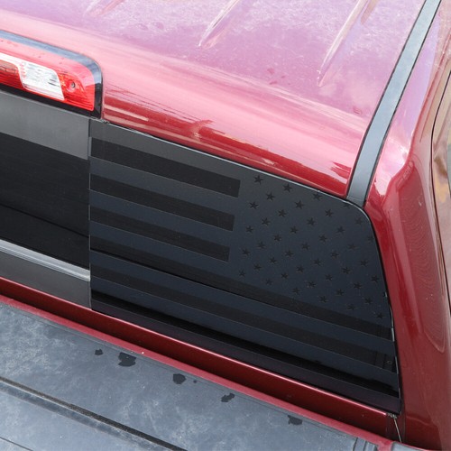 2X Rear Side Window Sticker Trim Decals for Chevrolet Silverado 2014-17 ...