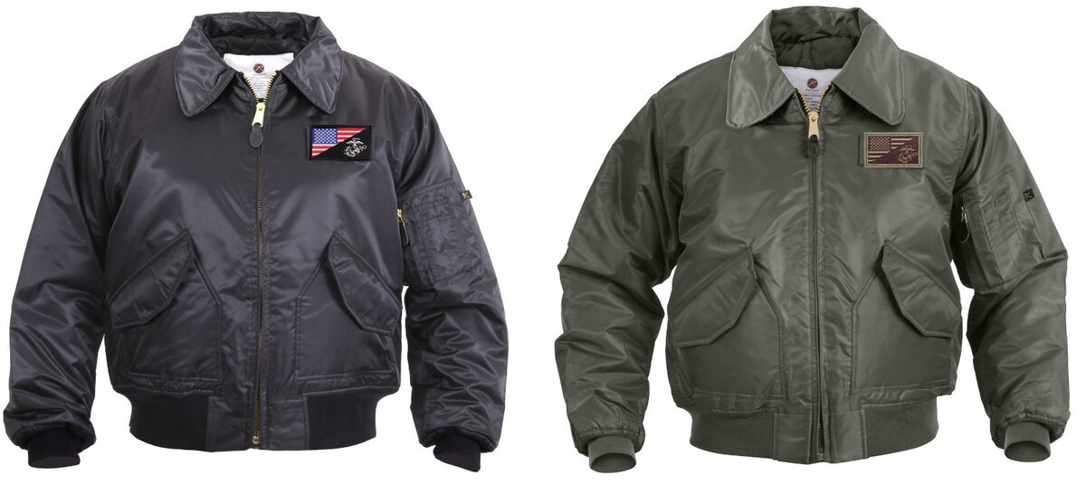 CWU-45P Flight Jacket w/ free USMC Flag and EG&A Patch Cold CWU-45P Flight Jacket w/ free USMC Flag and EG&A Patch Cold