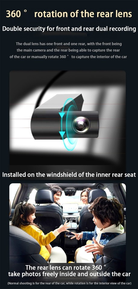 Plug and Play 4K 2160P Wifi Dash Cam Camera for Land Rover Discovery ...