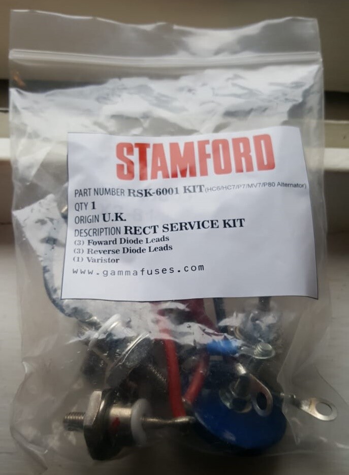 RSK6001 DIODE RECTIFIER KIT FOR STAMFORD GENERATOR GENSET SPARE PARTS ...