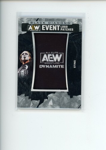 2024 UD Black Diamond AEW Sting #LPD-4 Dynamite Event Logo Patches ...