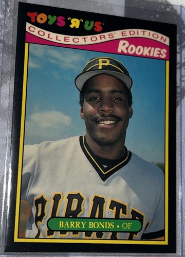1987 Topps Toys 'R' Us Rookies #4 Barry Bonds Rookie Card Pirates | eBay