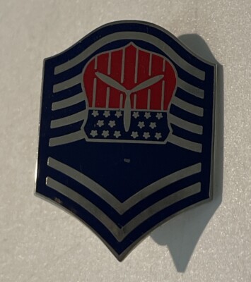 Vintage Military Collar Insignia Senior Master Sergeant Civil Air ...