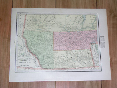1900-Now - Map Of Alberta