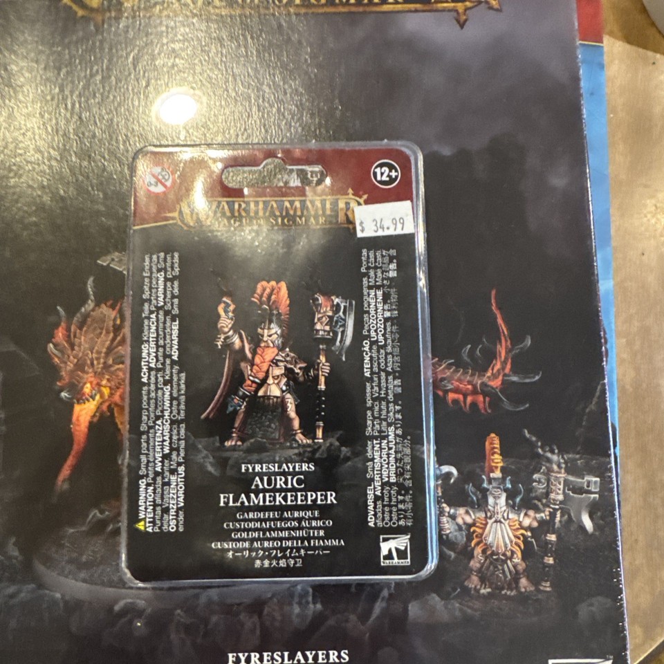 Age Of Sigmar Fyreslayers Army Lot - Flamebeards, Magmadroth, Vanguard ...