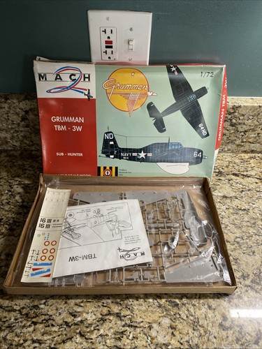 Mach 2 Grumman TBM-3W Sub Hunter Open Box Model Kit 1/72 Scale | eBay