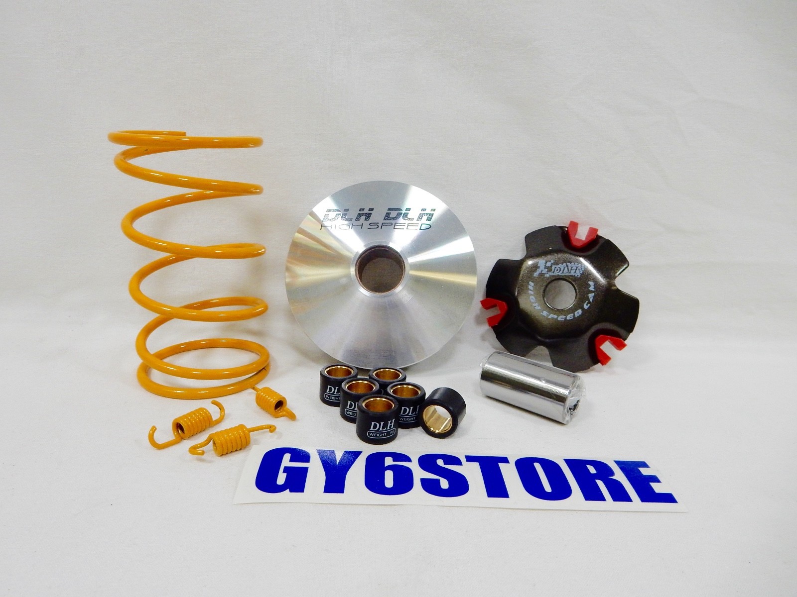 DLH PERFORMANCE VARIATOR 5gm ROLLERS & 1500 RPM SPRINGS KIT FOR 50cc ...