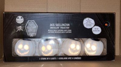 Nightmare Before Christmas Jack Skellington Halloween String Lights ...