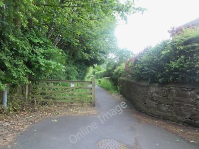 Photo 6x4 Path meets road Alnwick The footpath ends where it meets ...
