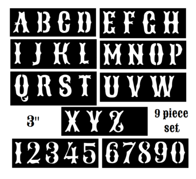 Country Sign Stencils Sign Stencils – Personalised Stencils