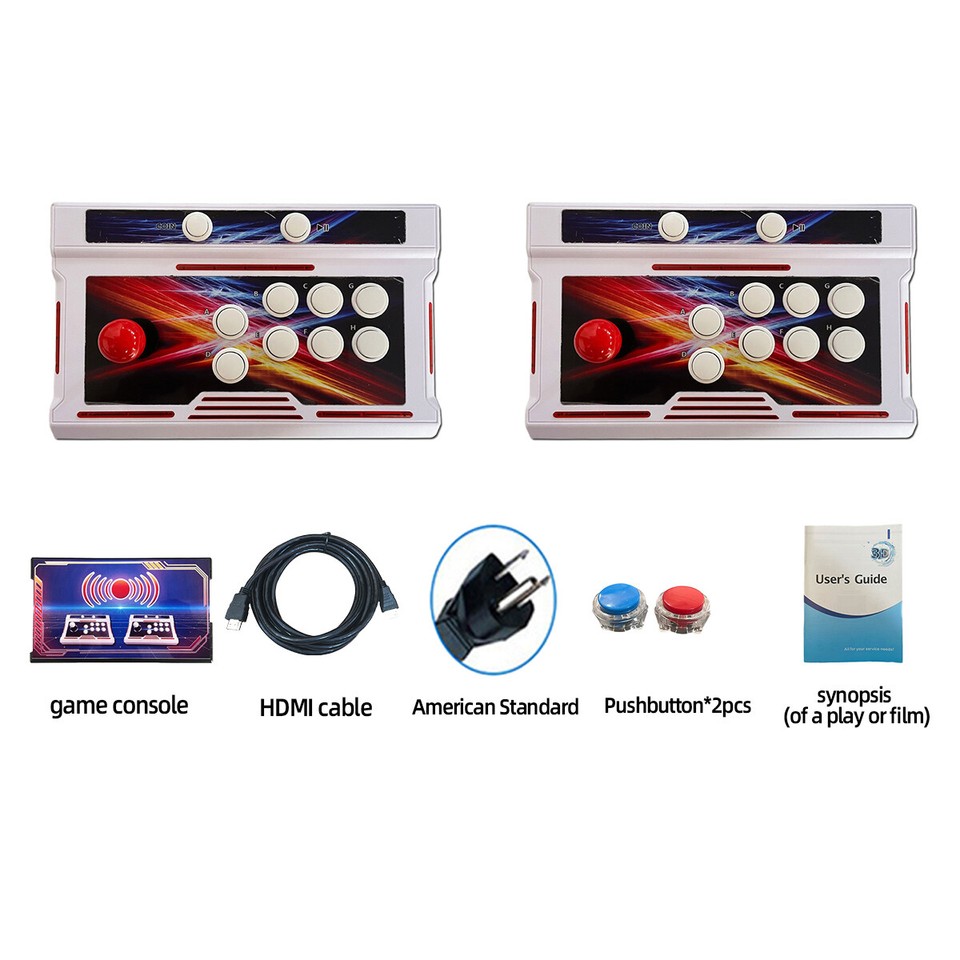New Pandora Box 26800 in 1 2D&3D Retro Video Games Double Stick Arcade ...