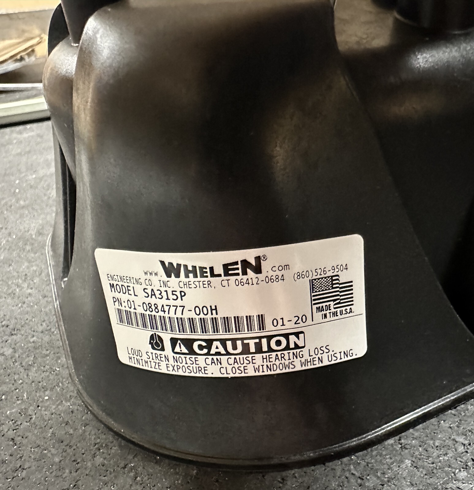 Whelen Low Profile Siren Speaker 100 Watt-SA315P | eBay