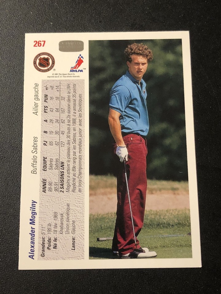 1991-92 Upper Deck French Alexander Mogilny #267 | eBay