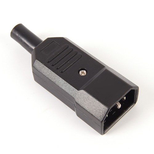 PDU Socket Standard IEC320 C14 Power Cable Connector Male Plug Adapter ...