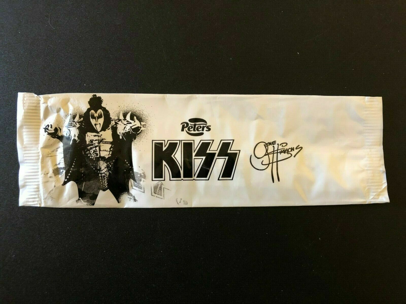 KISS Gene Simmons Empty Popsicle Wrapper from 2013 by Peters Ice Cream ...