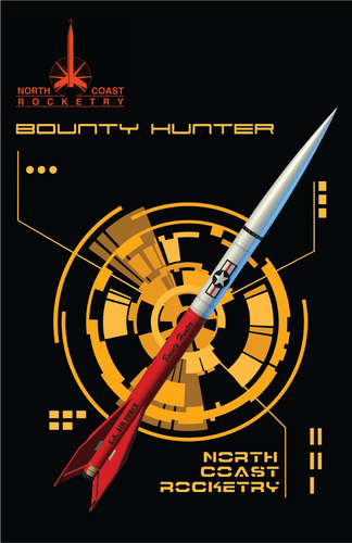 Bounty Hunter North Coast Rocketry Model Rocket Kit NCR | eBay
