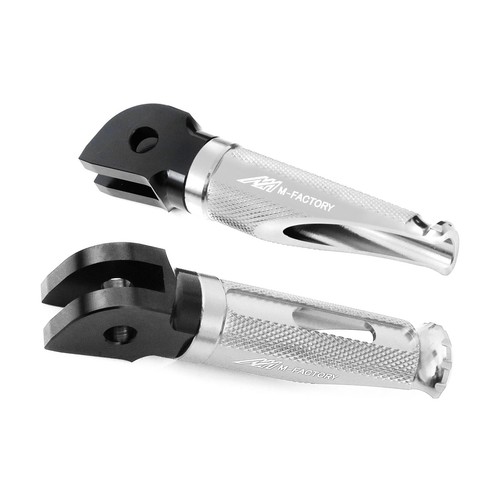 SHINOBI Silver Foot Pegs Rest Rider Front For Razor MX650 | eBay Australia