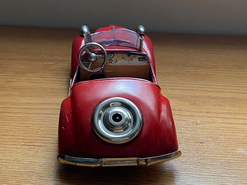 Distler US Zone Tin Toy Windup BMW Roadster Car GA-84 | eBay