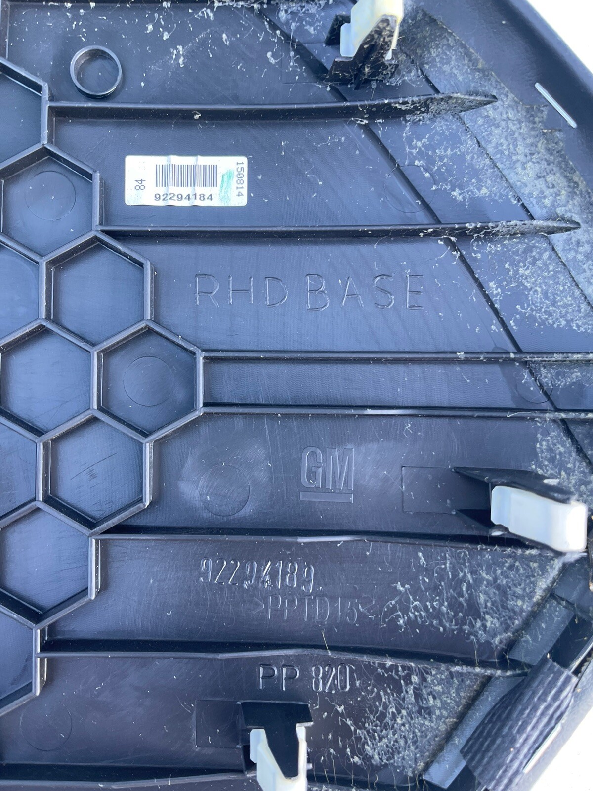 HOLDEN VF COMMODORE SS SV6 Evoke DASH PAD INSTRUMENT CLUSTER TOP WHITE ...