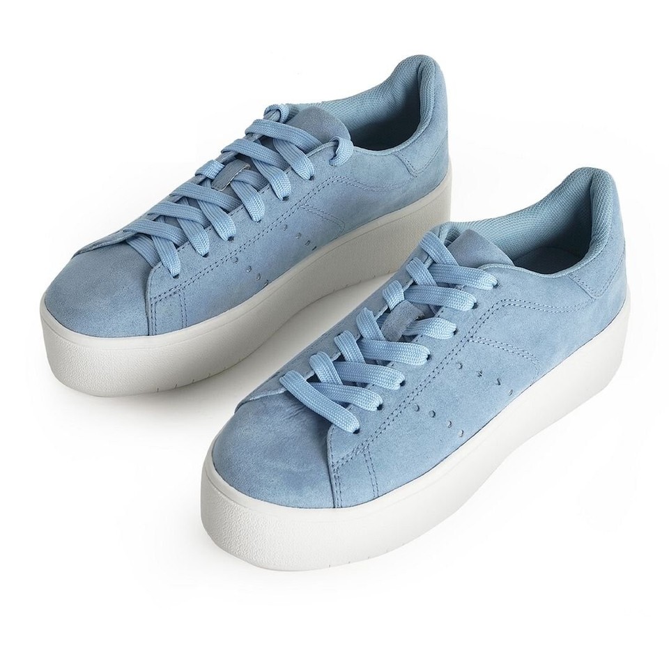 J ADAMS DUSTY BLUE PLATFORM TENNIS SHOES Sz 8 Brand New In Box | eBay