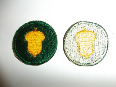 A042 Original WW 2 US Army ssi 87th Infantry Division Golden Acorn ...