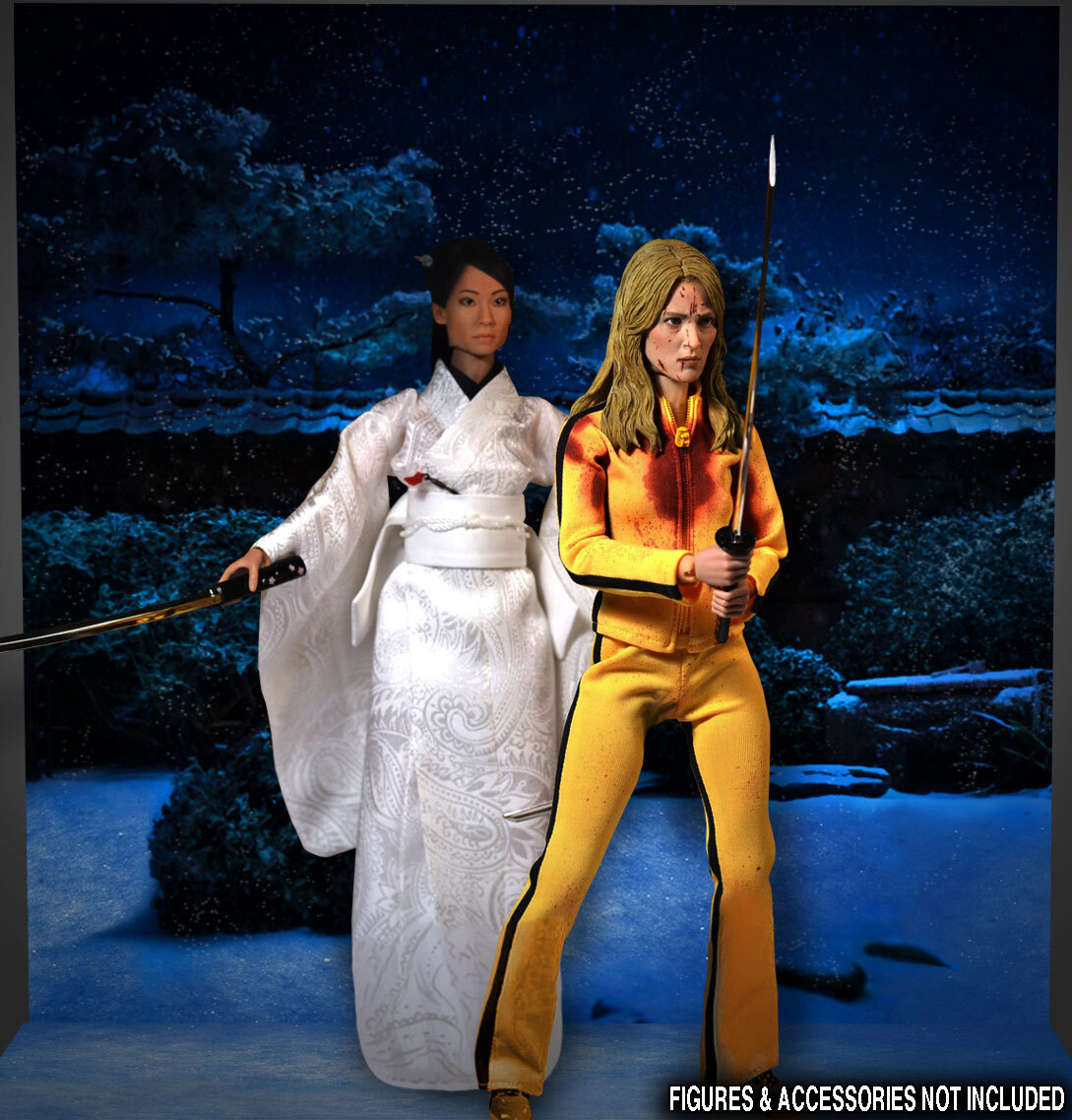 DETOLF DIORAMA POSTER BACKDROP~KILL BILL~FOR 1/6 FIGURES DEADLY VIPERS ...