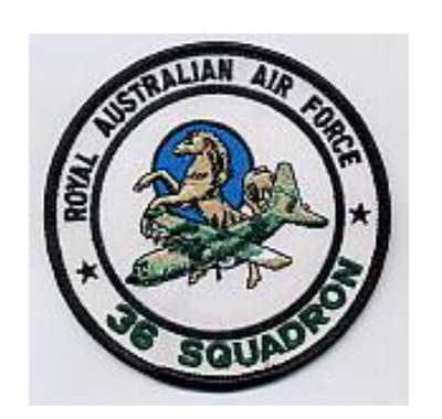 4" ROYAL AUSTRALIAN AIR FORCE 36 SQUADRON EMBROIDERED PATCH | eBay