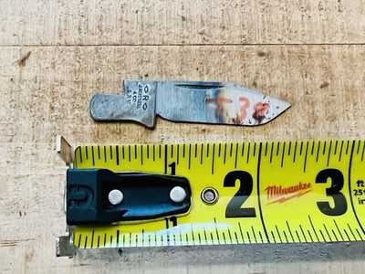 RUSSELL USA GREEN RIVER KNIFE WORKS SHORT CLIP KNIFE BLADE PARTS/REPAIR ...