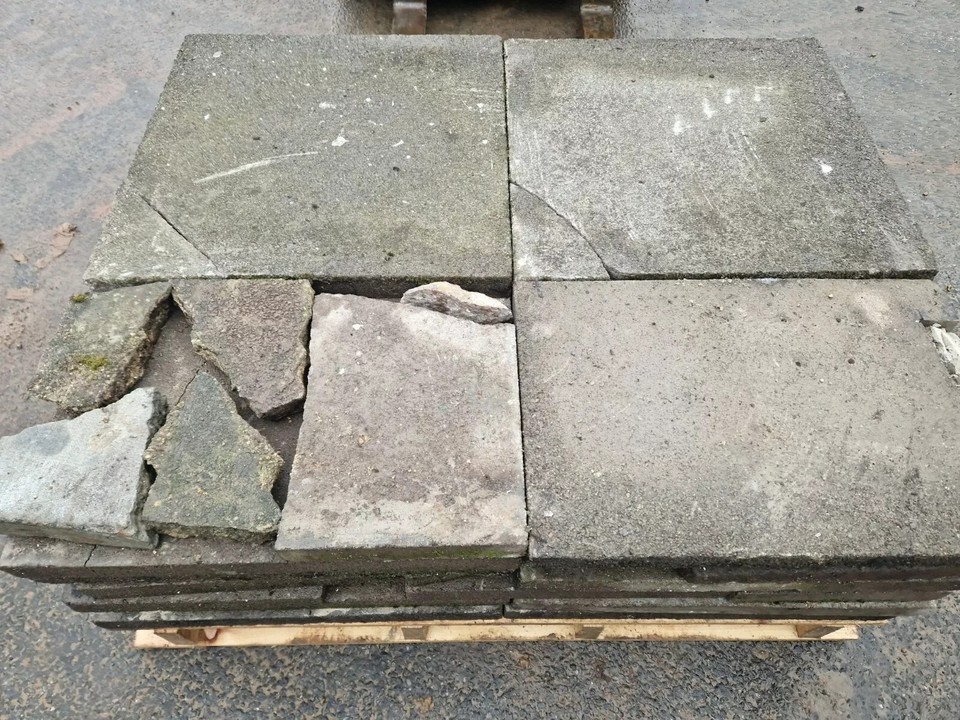 Crazy Paving, Lovely Aged Granite Look Council Slabs, 50mm Thick Price ...