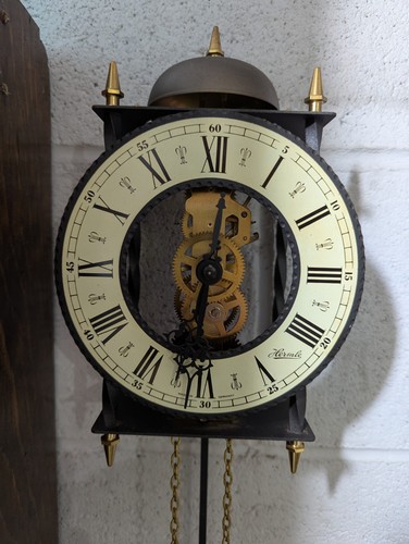 Hermle Skeleton 8 Day Mechanical Wall Clock Made In Germany Tested | eBay