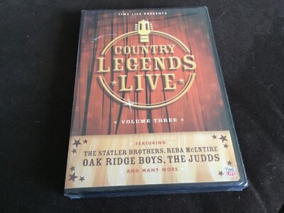 Time Life Country Legends Live (DVD Volume Three) *Brand New!* | eBay