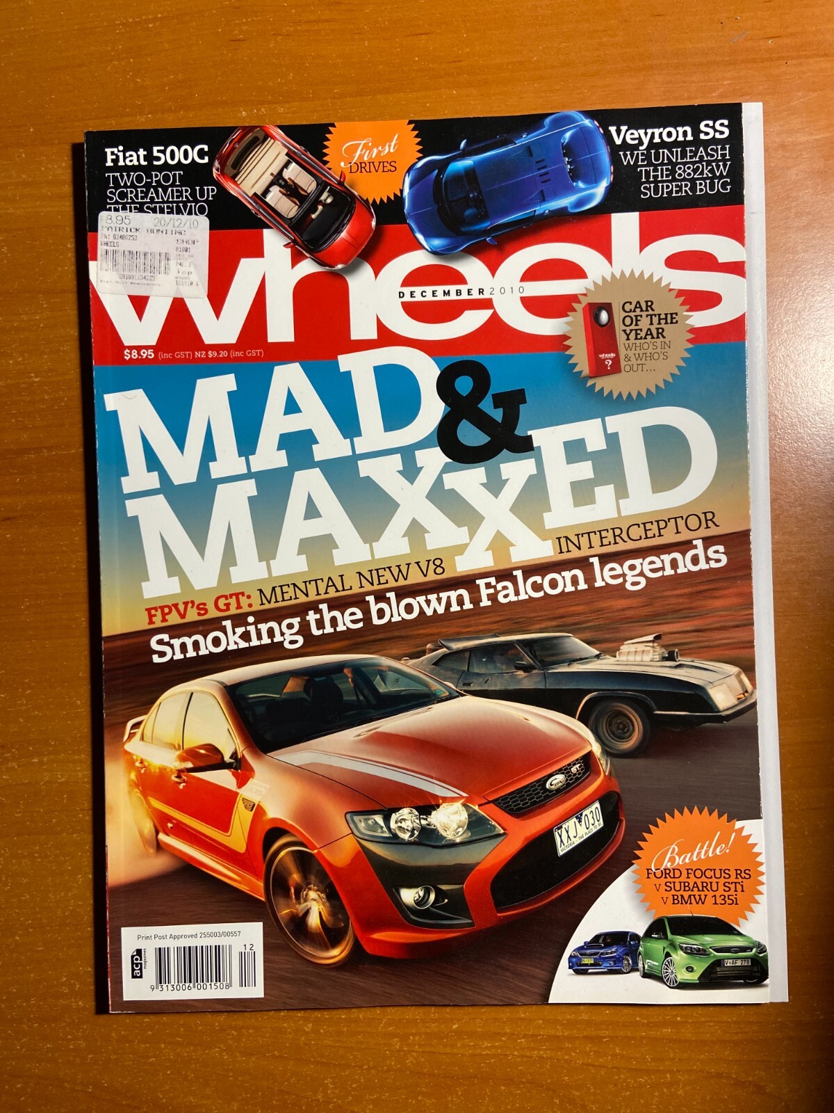 Wheels magazine - December 2010 - Bugatti Veyron SS 882kW | eBay
