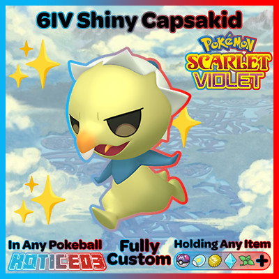 Shiny Capsakid 6IV Pokemon Scarlet & Violet 🚀 Fast 🚀 | eBay