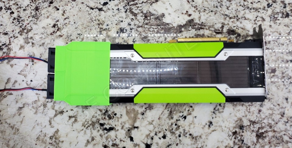 Nvidia Tesla GPU Cooling Fan Shroud CMP 100-210 K340 K520 Accelerator ...