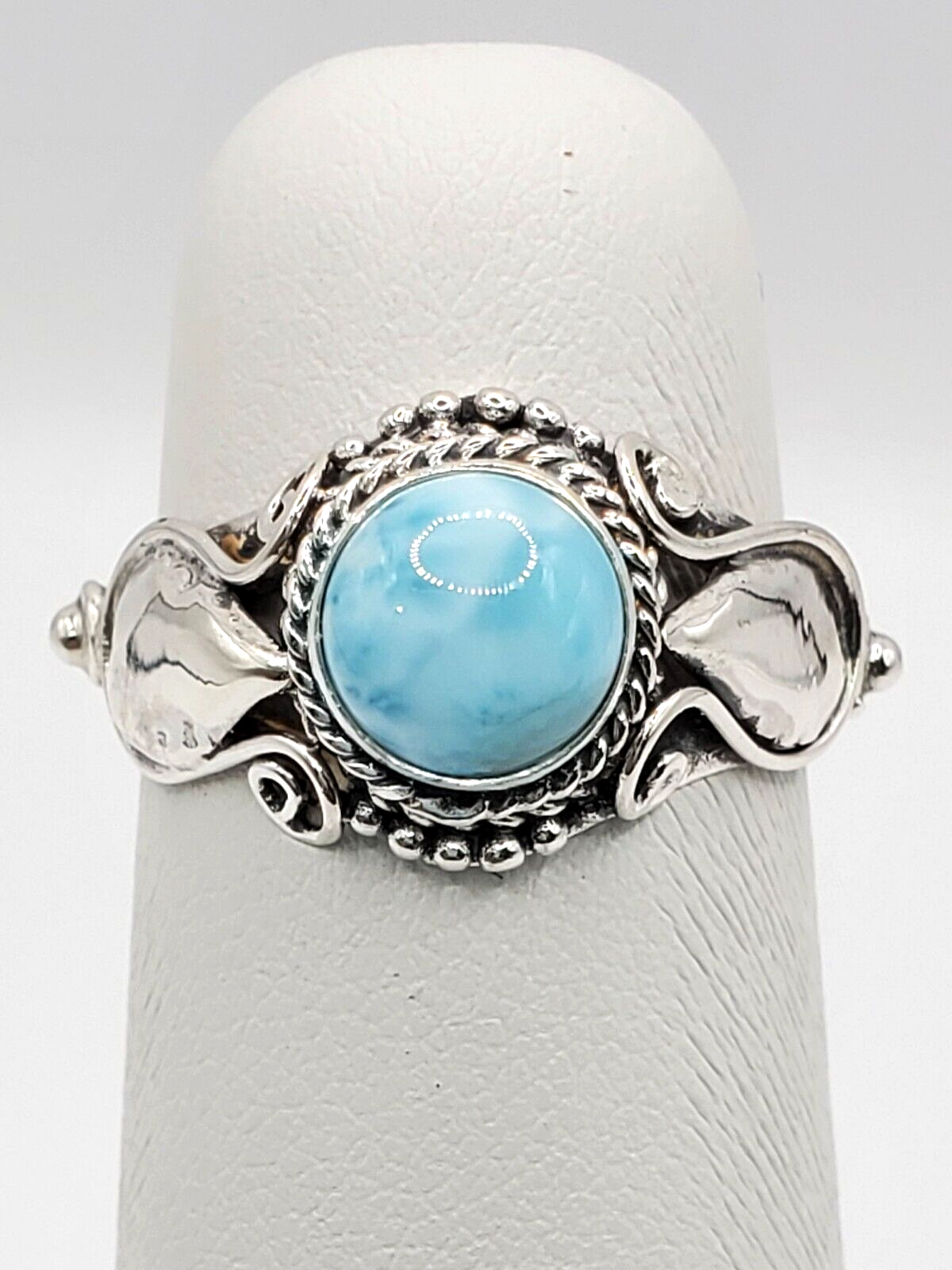 BALI LEGACY Larimar Ring in Sterling Silver 1.60 ctw. Size 8 | eBay